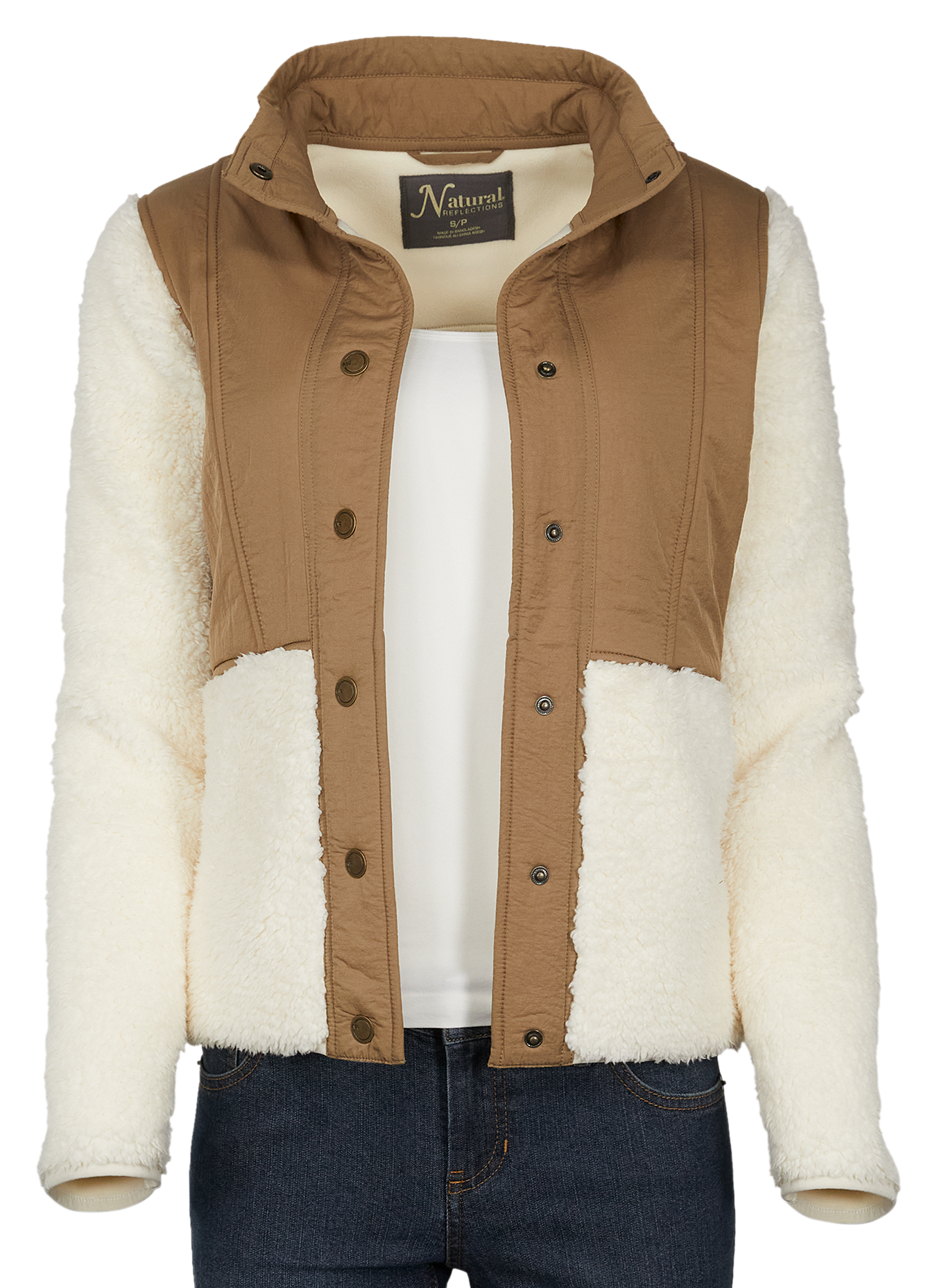 Natural Reflections Drop-Shoulder Sherpa Jacket for Ladies | Cabela's